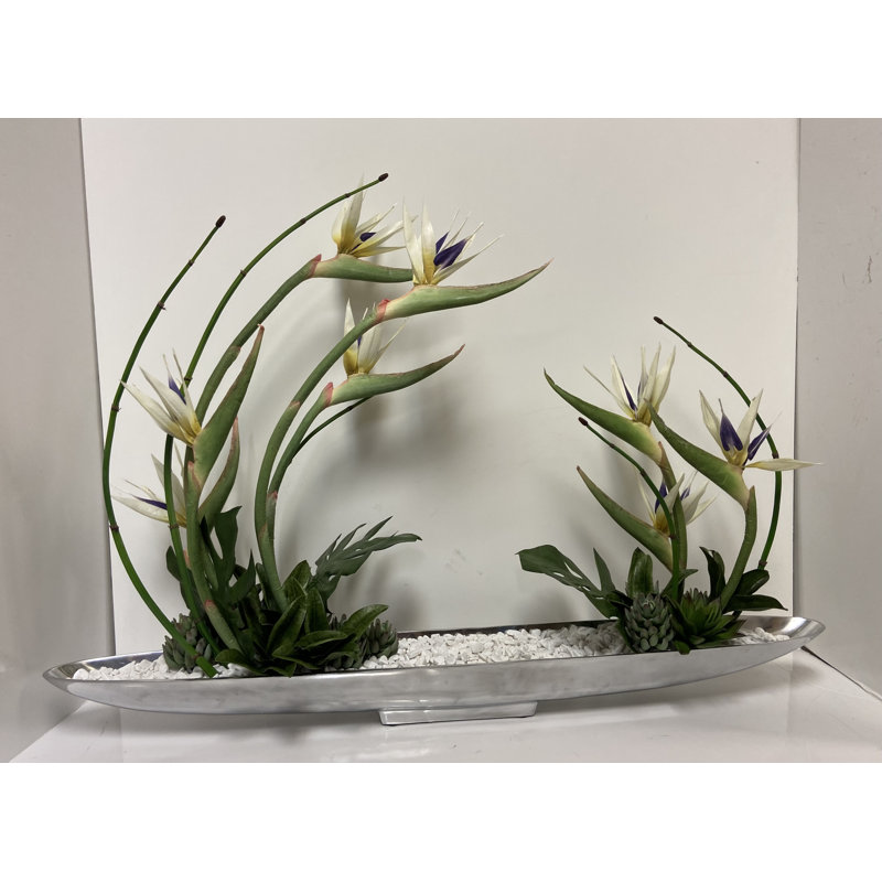 Brayden Studio® Alisha-Mae Barco XXL Long Boat Tray | Wayfair